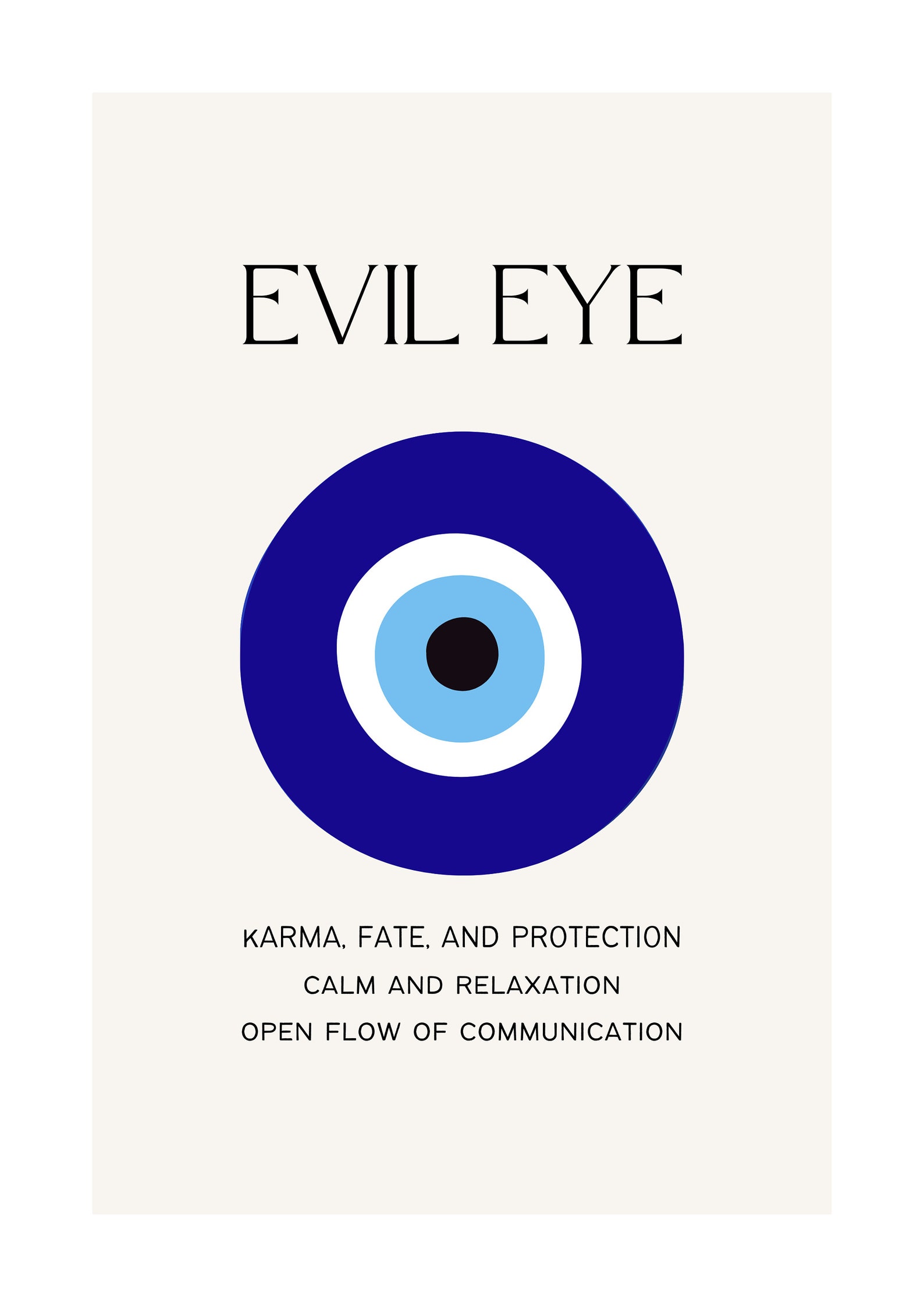 Evil Eye Print Evil Eye Meaning Evil Eye Design Spiritual Wall Art ...