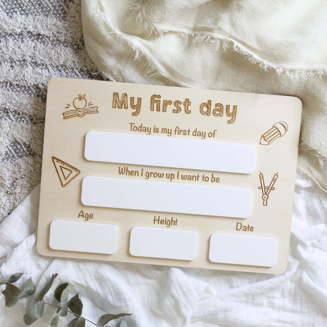 First Day Sign | My First Day | First Day of School Sign | First Day of ...