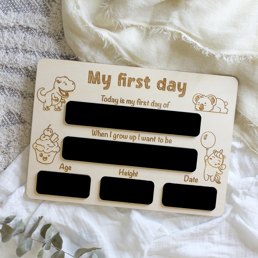 My First Day Sign | First Day of School Sign | First Day of School ...