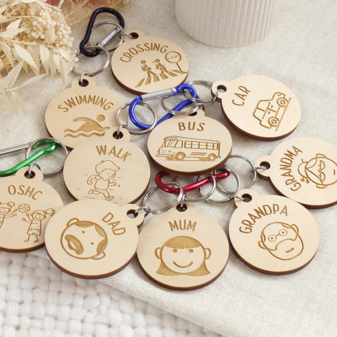 Back to School | School Bag Tags | After School Reminder Bag Tags ...