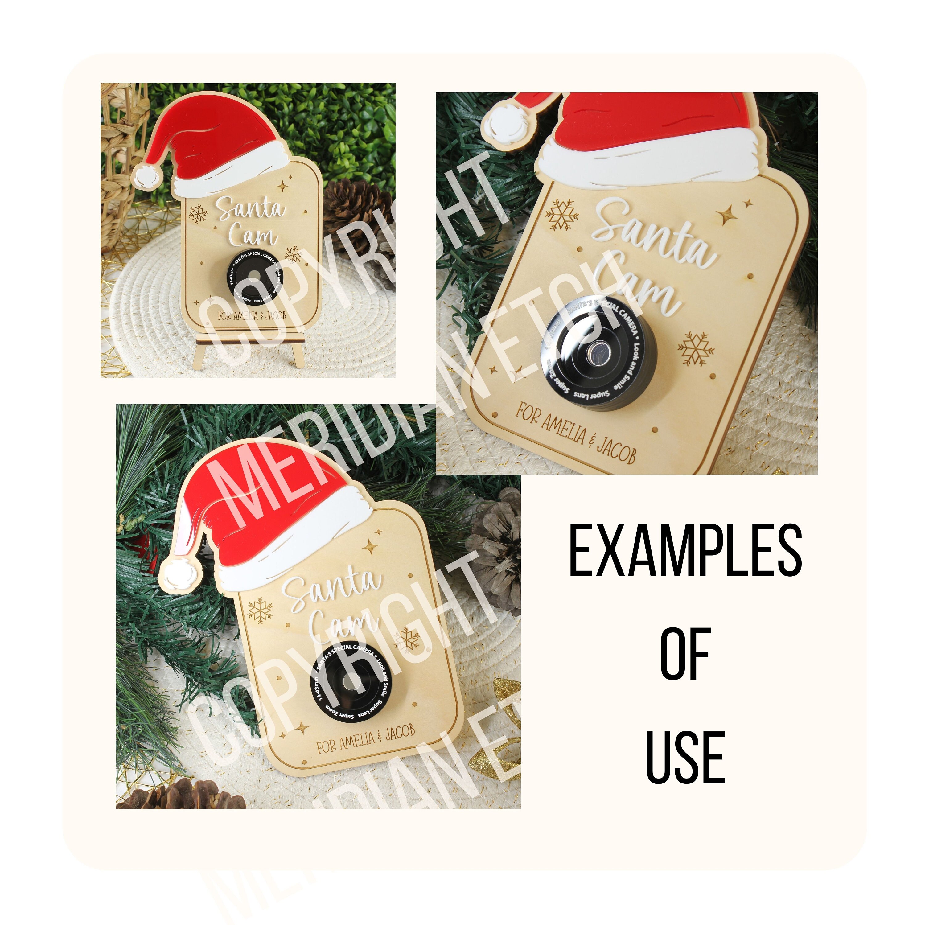 Santa Cam Lens SVG | Santa Cam SVG | Christmas SVG | Santa Cam ...