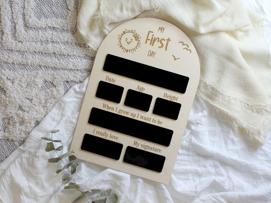 My First Day Sign | First Day of School Sign | First Day of School ...