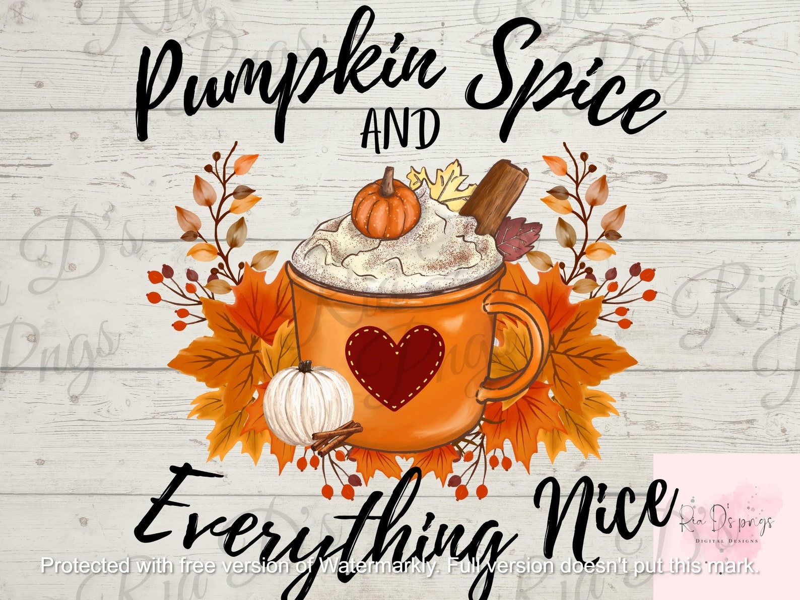 Pumpkin Spice and Everything Nice Png, Pumpkin Spice Png, Pumpkin Png ...