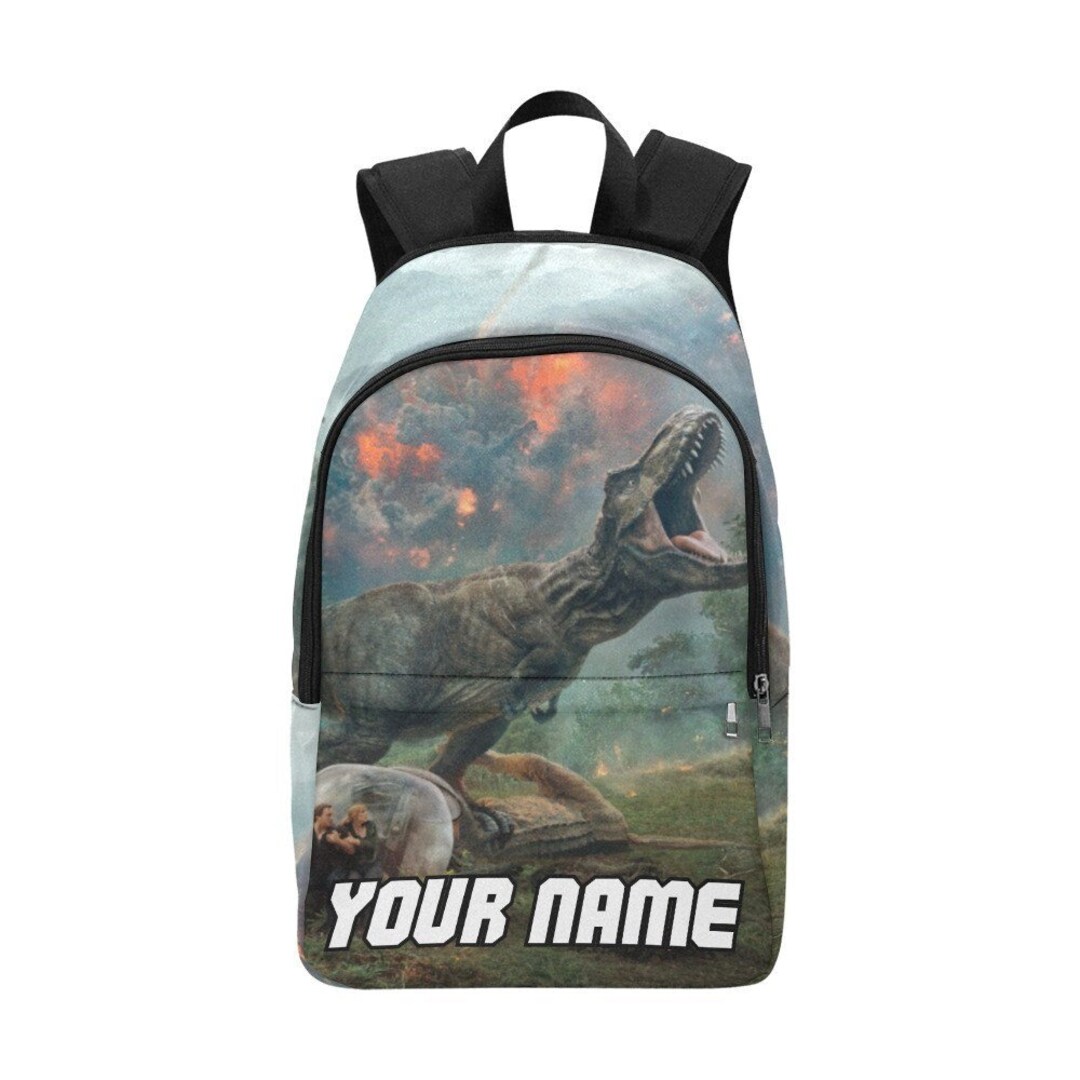 Jurassic World Backpack Jurassic Park Custom School Bag With - Etsy New ...