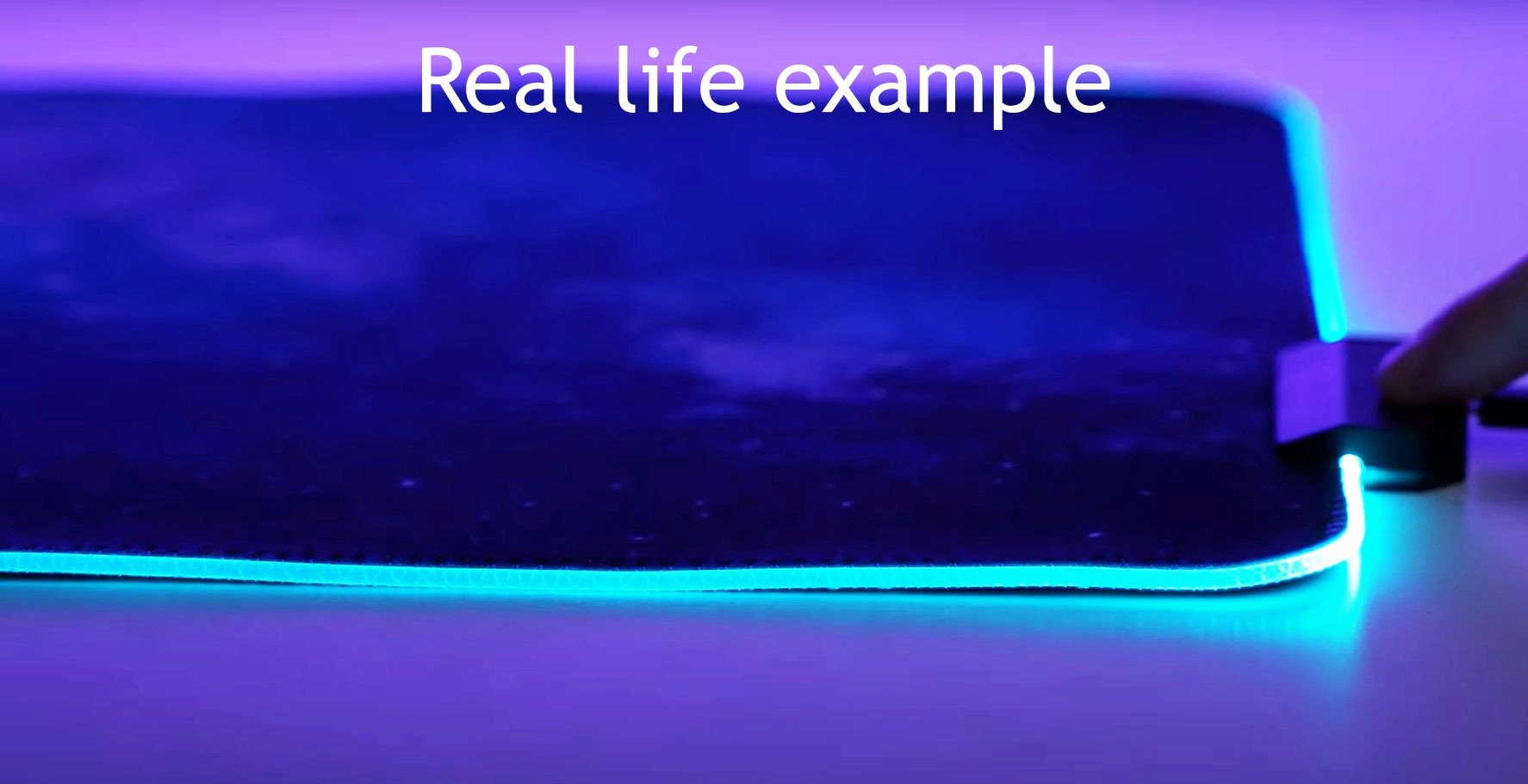 Matrix led mouse mat, mouse pad, RGB gaming mat, desk mat, mousepad ...