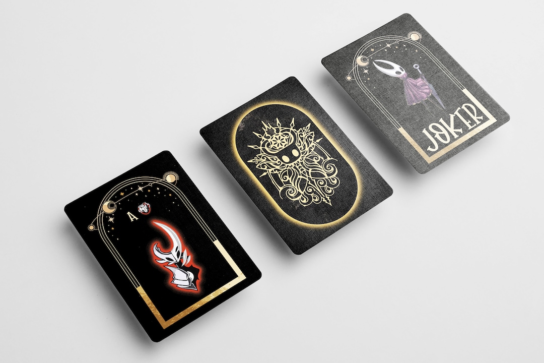 Hollow Knight Playing Cards Deck Poker Cards Custom - Etsy
