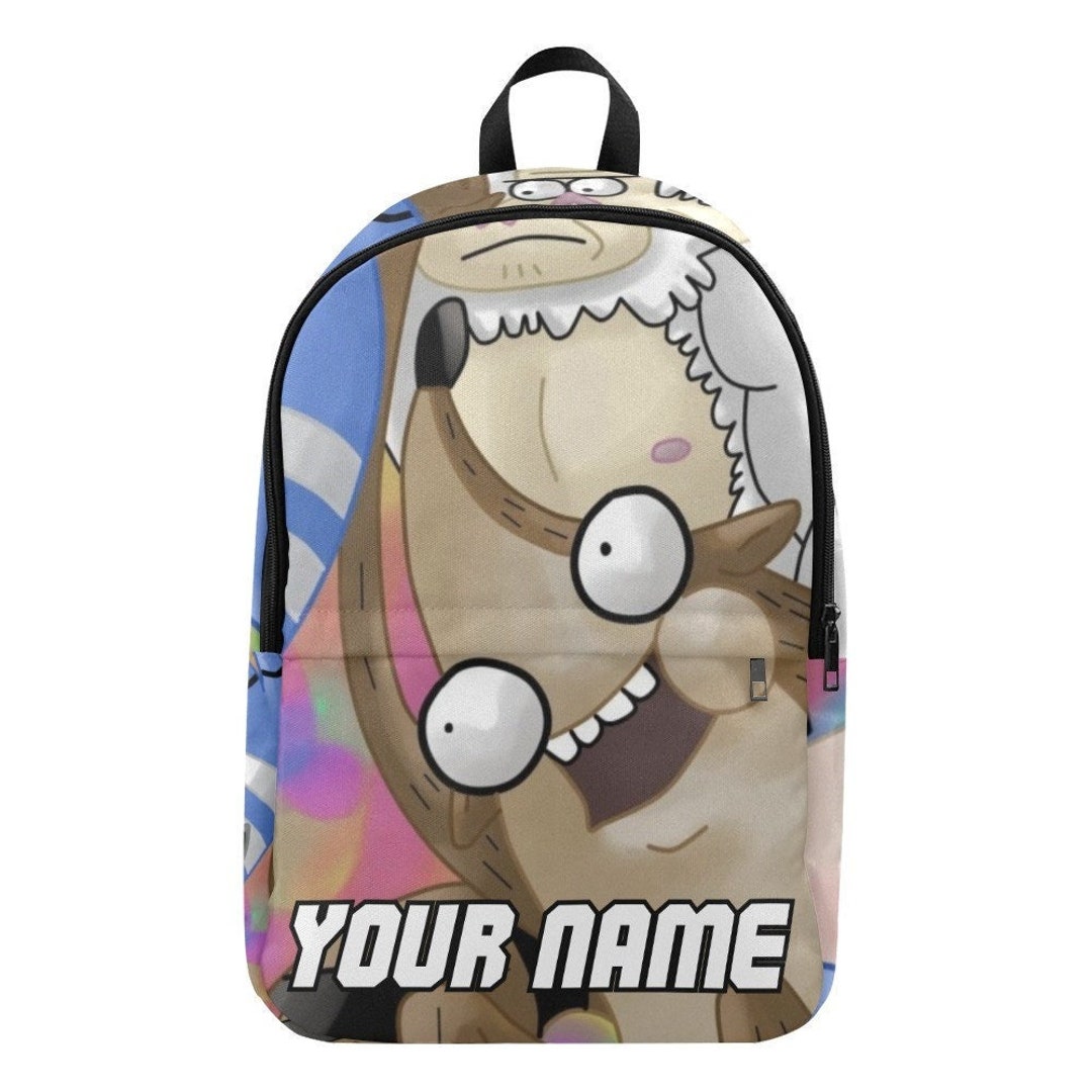Regular Show Backpack Custom School Bag With Name. Students - Etsy