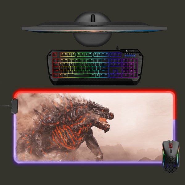 Godzilla Gaming Mouse Pad - Etsy