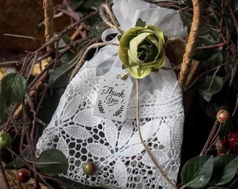 Lace Treat Bags - Etsy