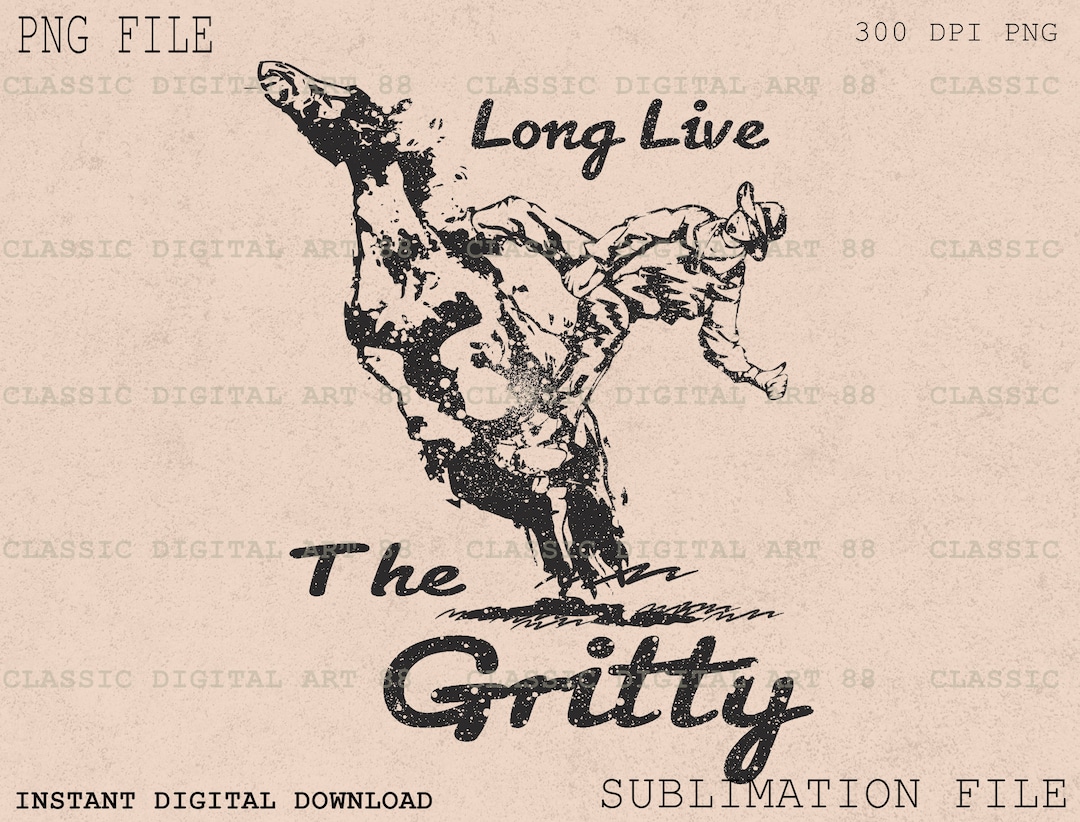 The Gritty PNG, Transparent Western Cowboy, Grunge Western, Western ...