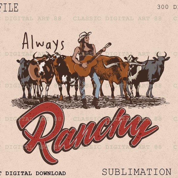 Always Ranchy Svg - Etsy