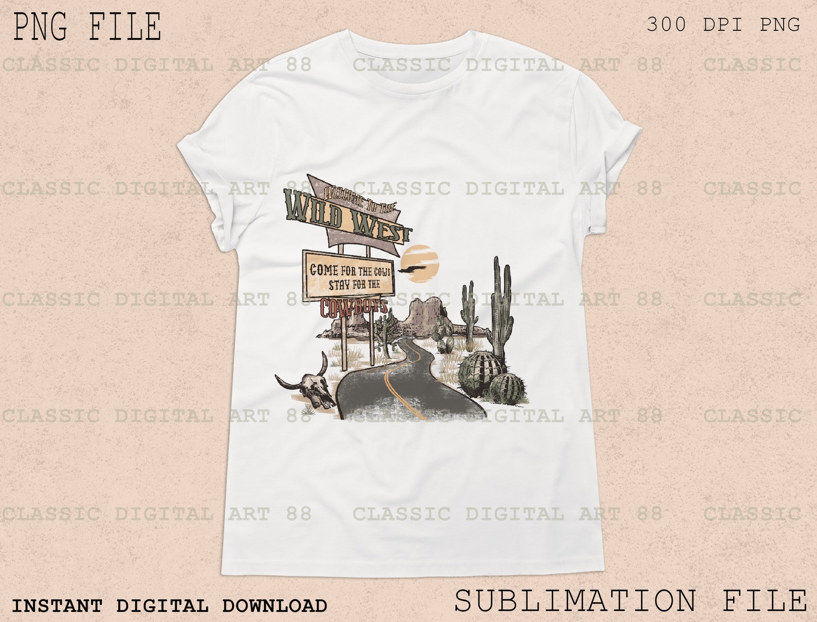 Wild West PNG, Retro Sublimation Download, Cowboy Png, Cowgirls Png ...