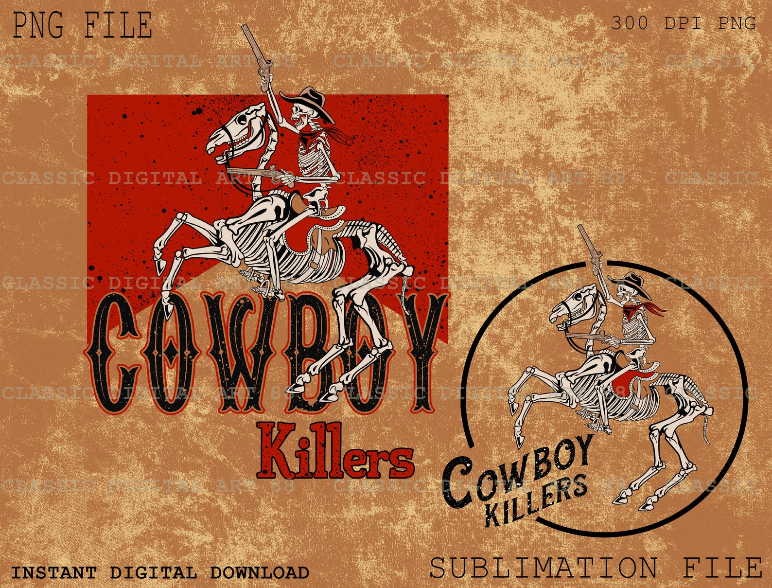 Cowboy Killers PNG Western Sublimation Download Cowboy and - Etsy