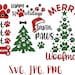 Santa Paws Svg/christmas Dog Svg/digital/clipart/dog Bandana Svg/cut ...