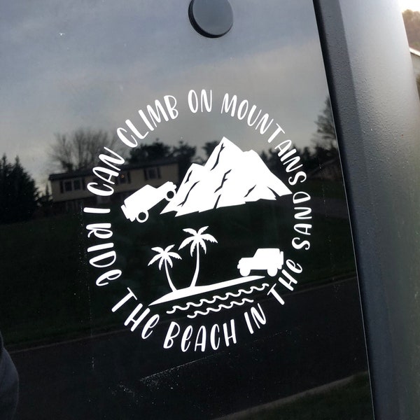 Jeep Wheel Vinyl Decal - Etsy