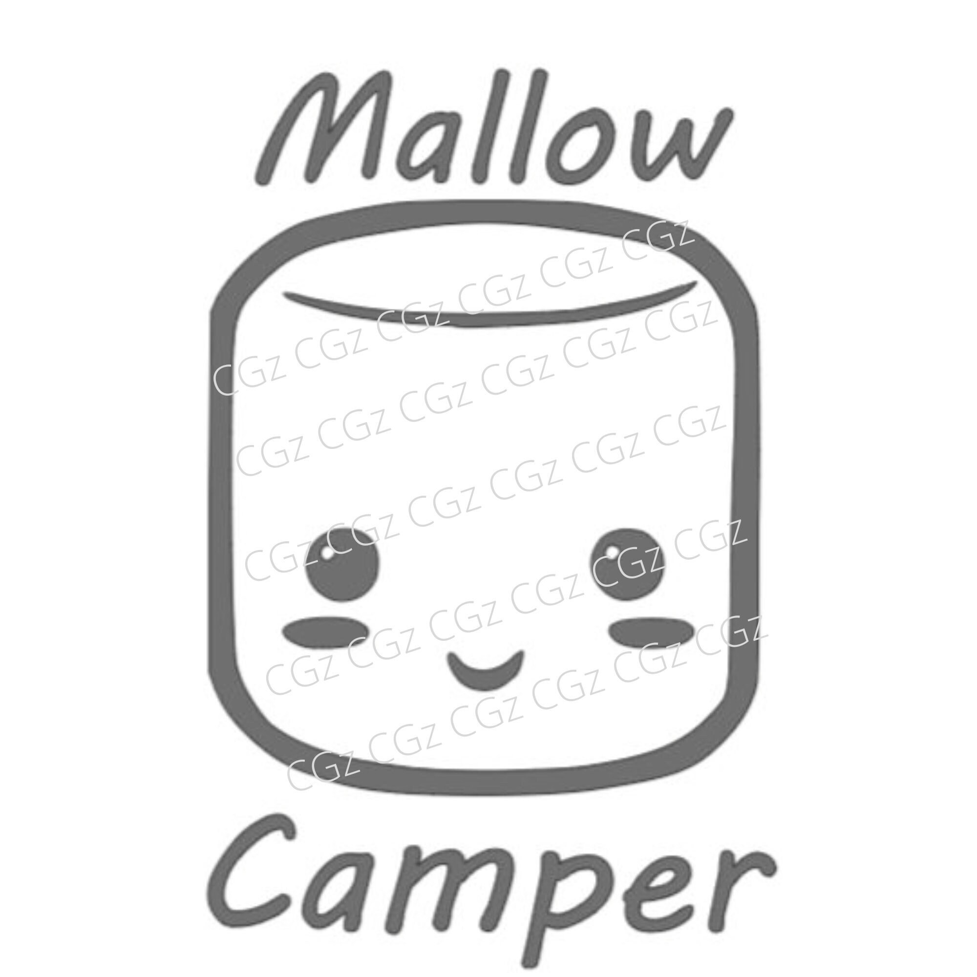 Camping SVG, PNG, JPEG, Marshmallow, Mallow Camper, Digital Download ...