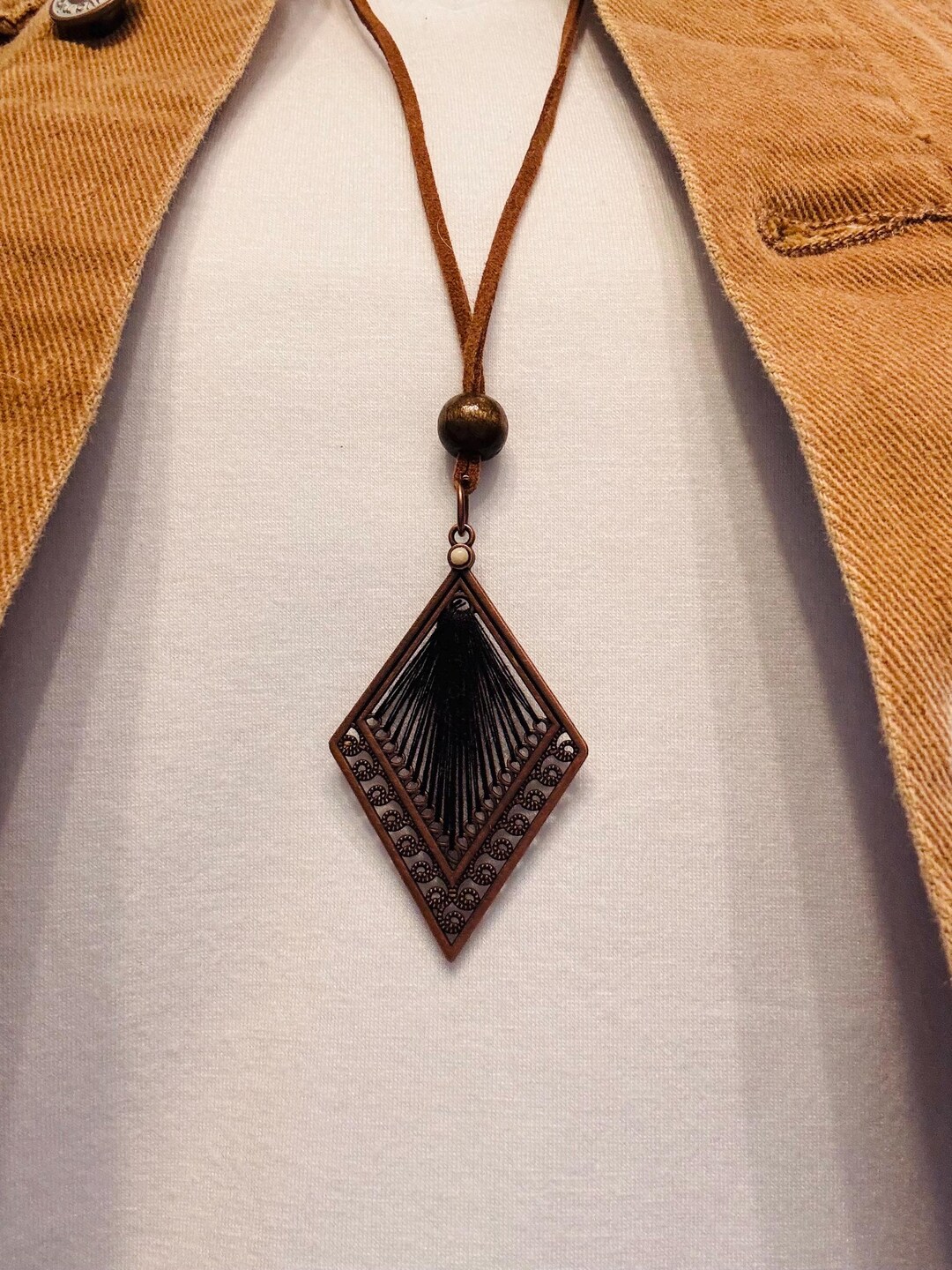 Boho Necklace, Boho Long Necklace, Women Boho Necklace, Unique Boho ...