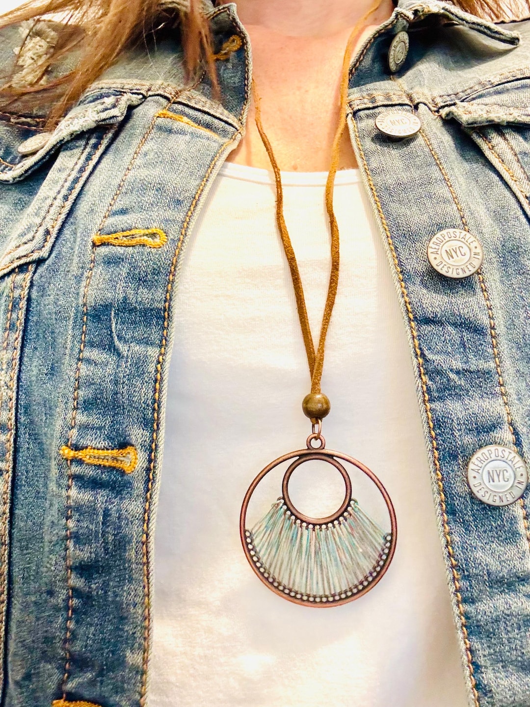 Boho Necklace, Boho Long Necklace, Women Boho Necklace, Unique Boho ...