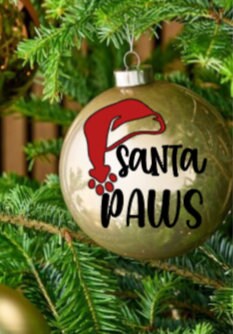 Santa Paws Svg/christmas Dog Svg/digital/clipart/dog Bandana Svg/cut ...