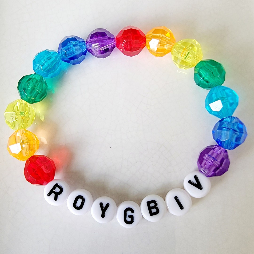 ROYGBIV Bracelet, Art Teacher Bracelet, Teacher Bracelet, Color Wheel ...