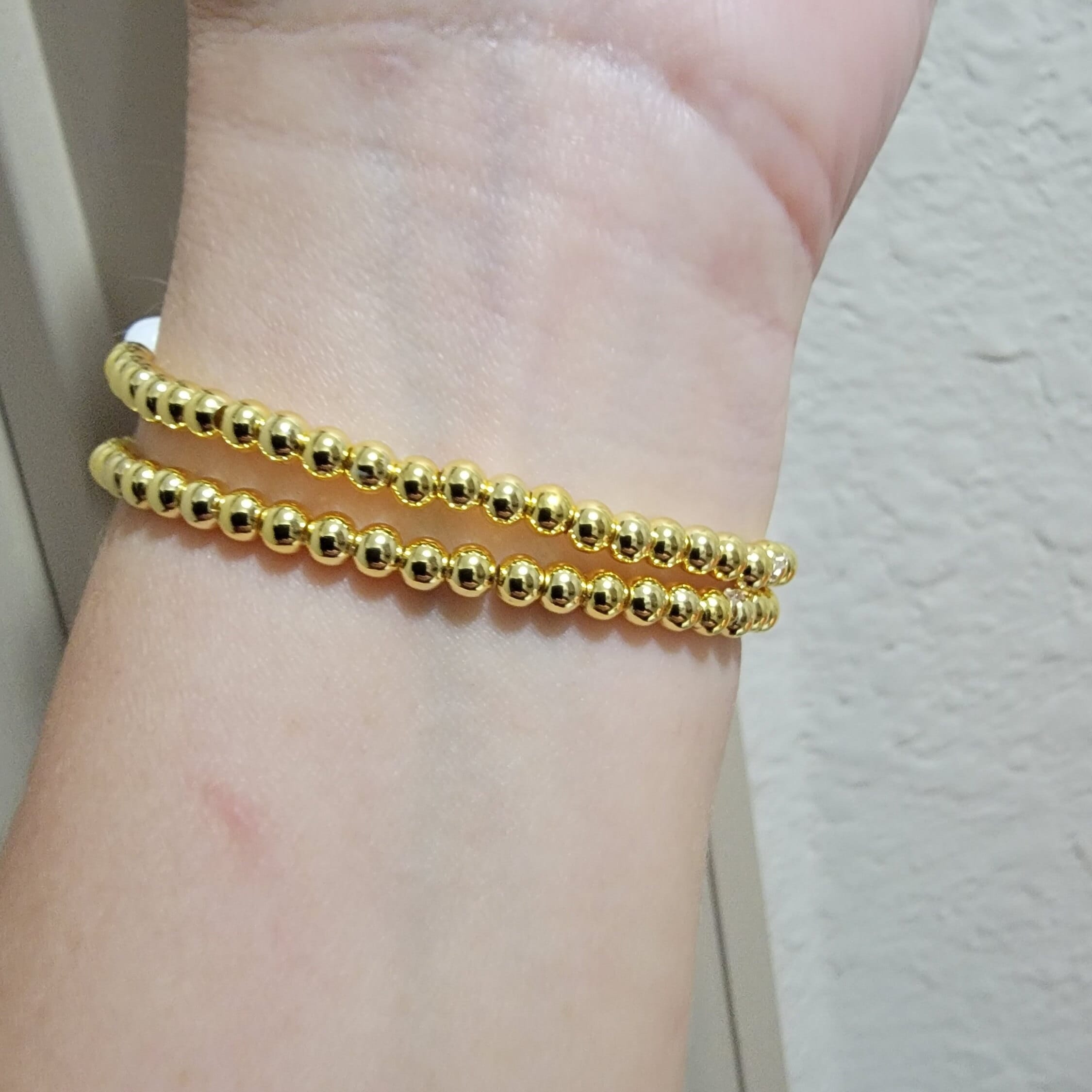 Personalized Number Bracelet 18k Gold Filled, Customized Sports Team ...