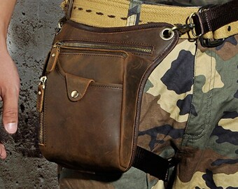 Small Drop Leg Bag - Etsy