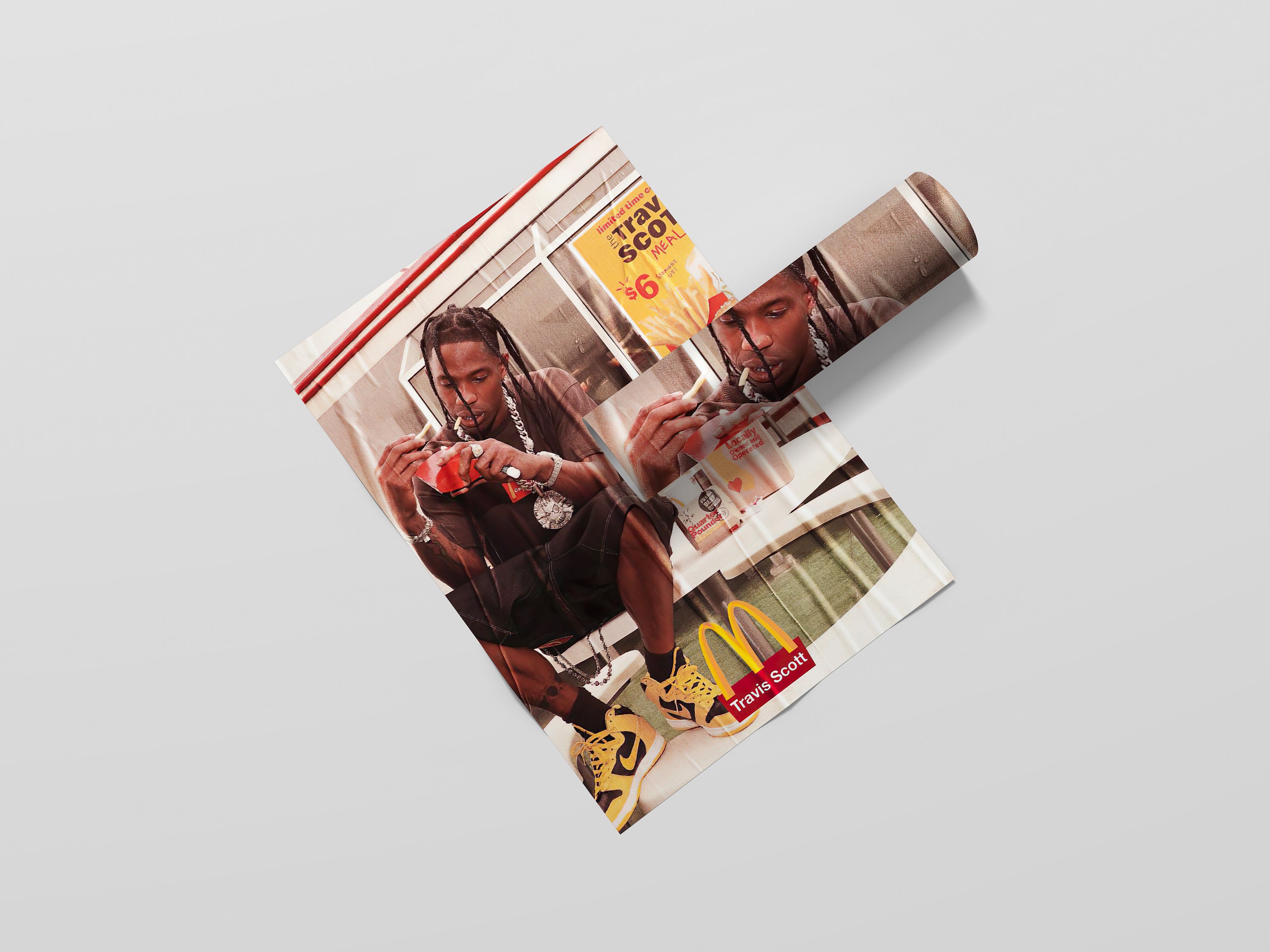 Vintage Travis MacDonalds Poster, Y2K, 2000s, Edgy, Aesthetic, Retro, Wall Art, Room Decor, Uni ...