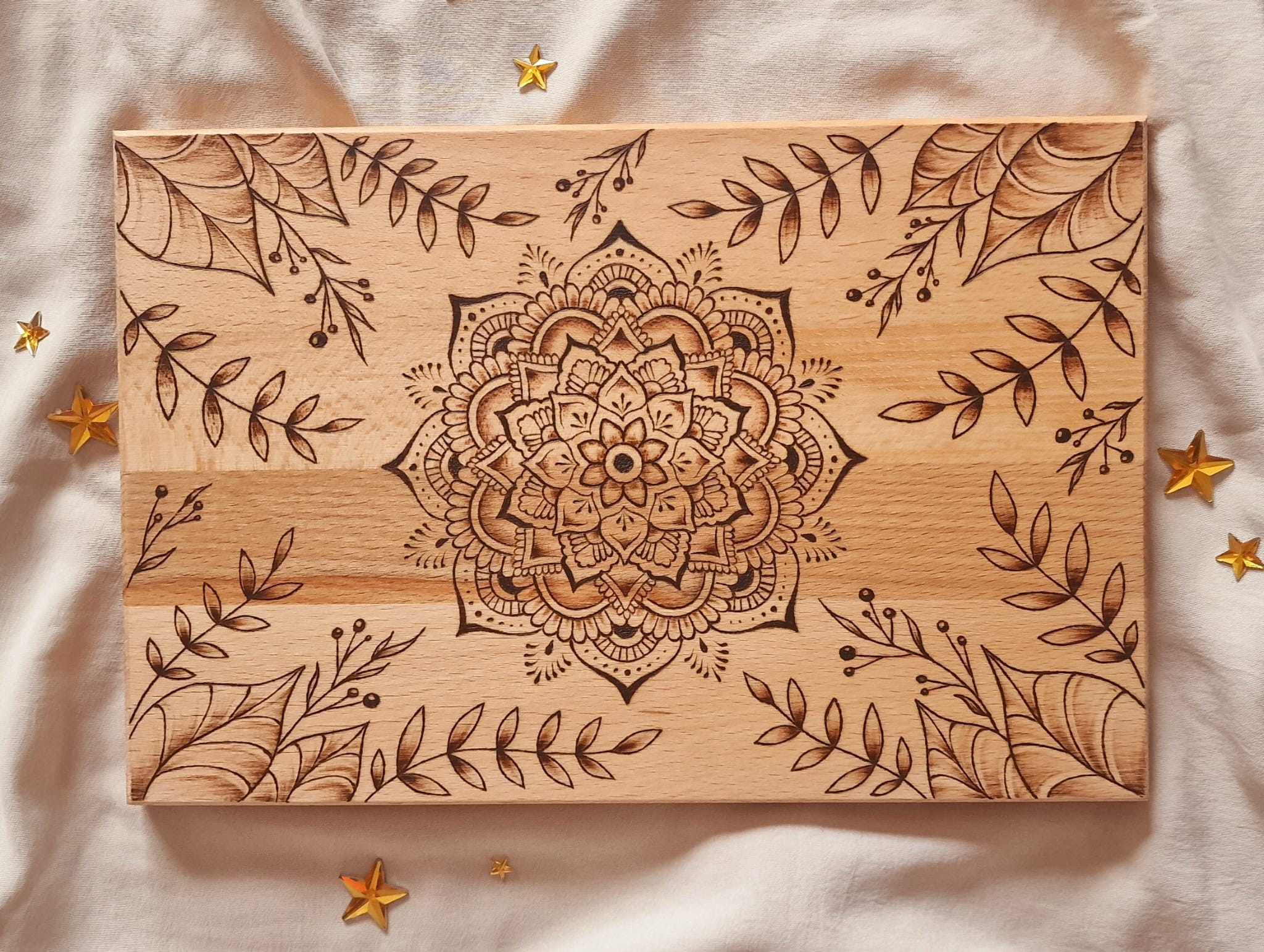 Pyrography Woodburning Handmade Unique Cutting Board - Etsy