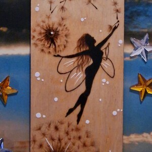 Pyrography Woodburning Handmade Pair of Bookmarks With a Wonderful and ...