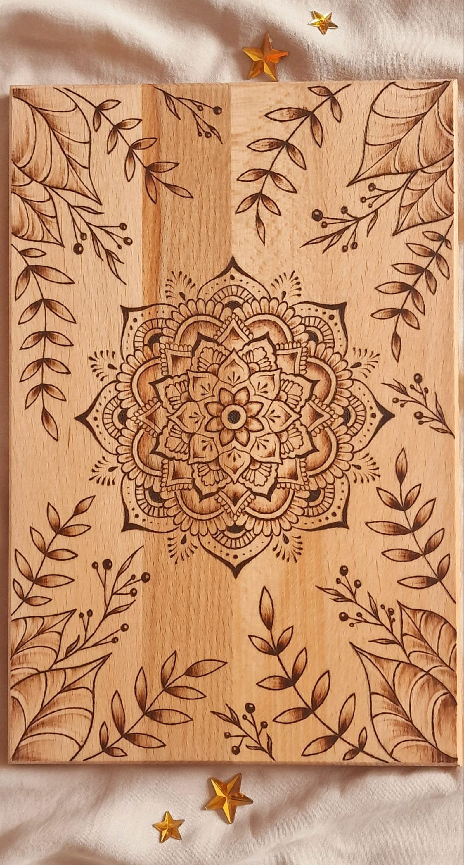 Pyrography Woodburning Handmade Unique Cutting Board - Etsy
