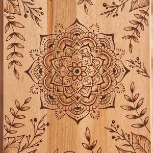 Pyrography Woodburning Handmade Unique Cutting Board - Etsy