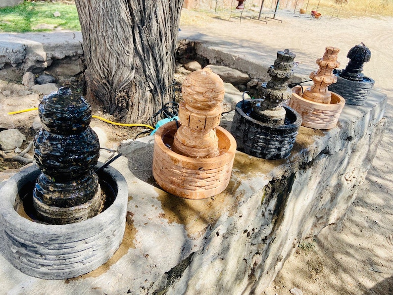 Water Fountain for Indoor Home Office Tabletop Fountain Made of Natural ...
