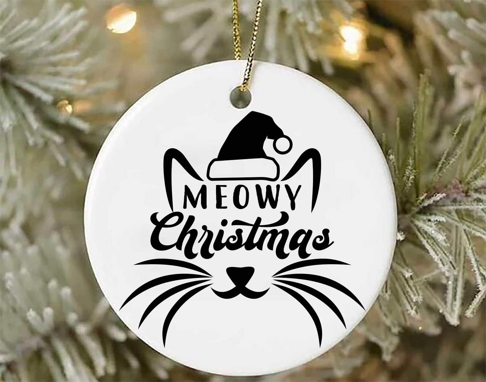Meowy Christmas - Cat Meow - Pet Christmas - Funny Christmas Shirt ...