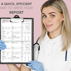 2 Patient ICU Report Sheet Med Surg Template, Patient Report Sheet, SBAR Nurse Report, Nursing ...