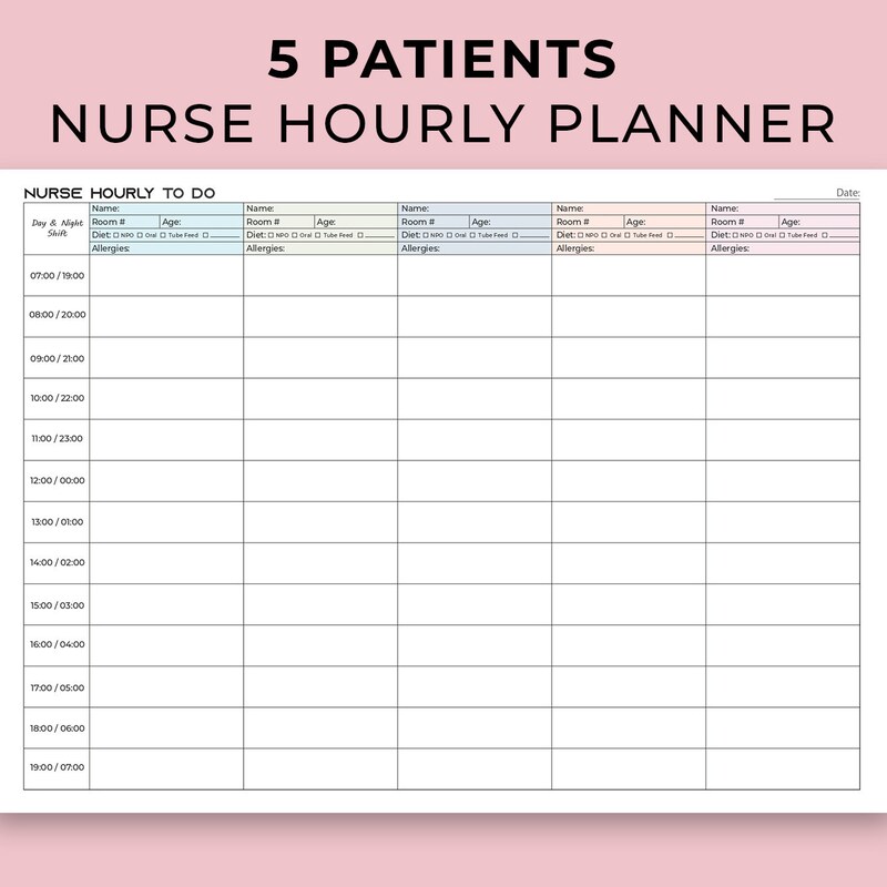 Night Shift Planner - Etsy
