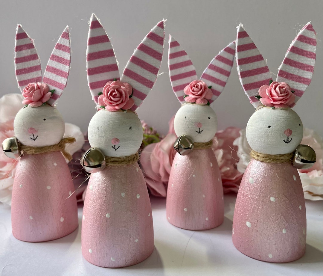 Easter Bunny, Easter Gift, Pink Bunny - Etsy
