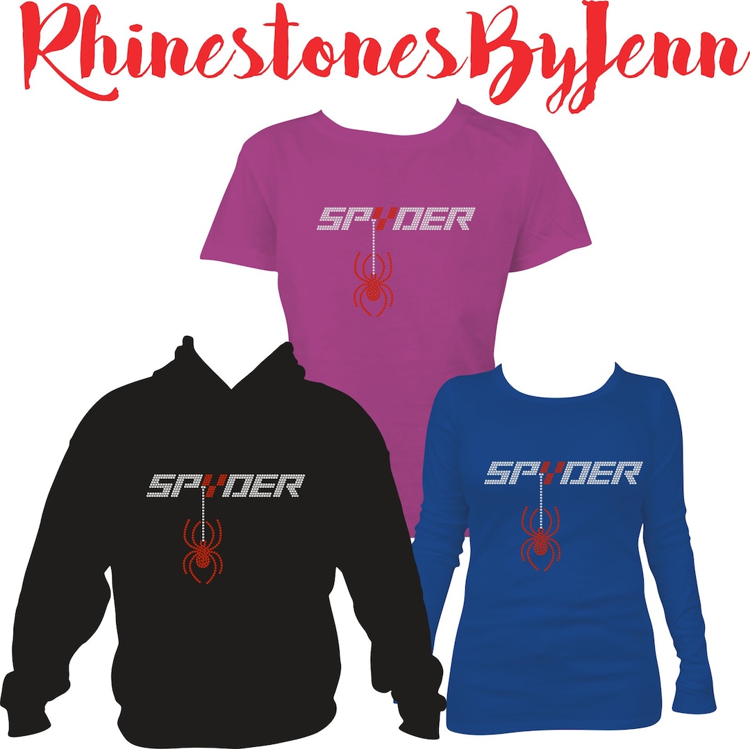 Spyder Spider Rhinestone Design - Etsy