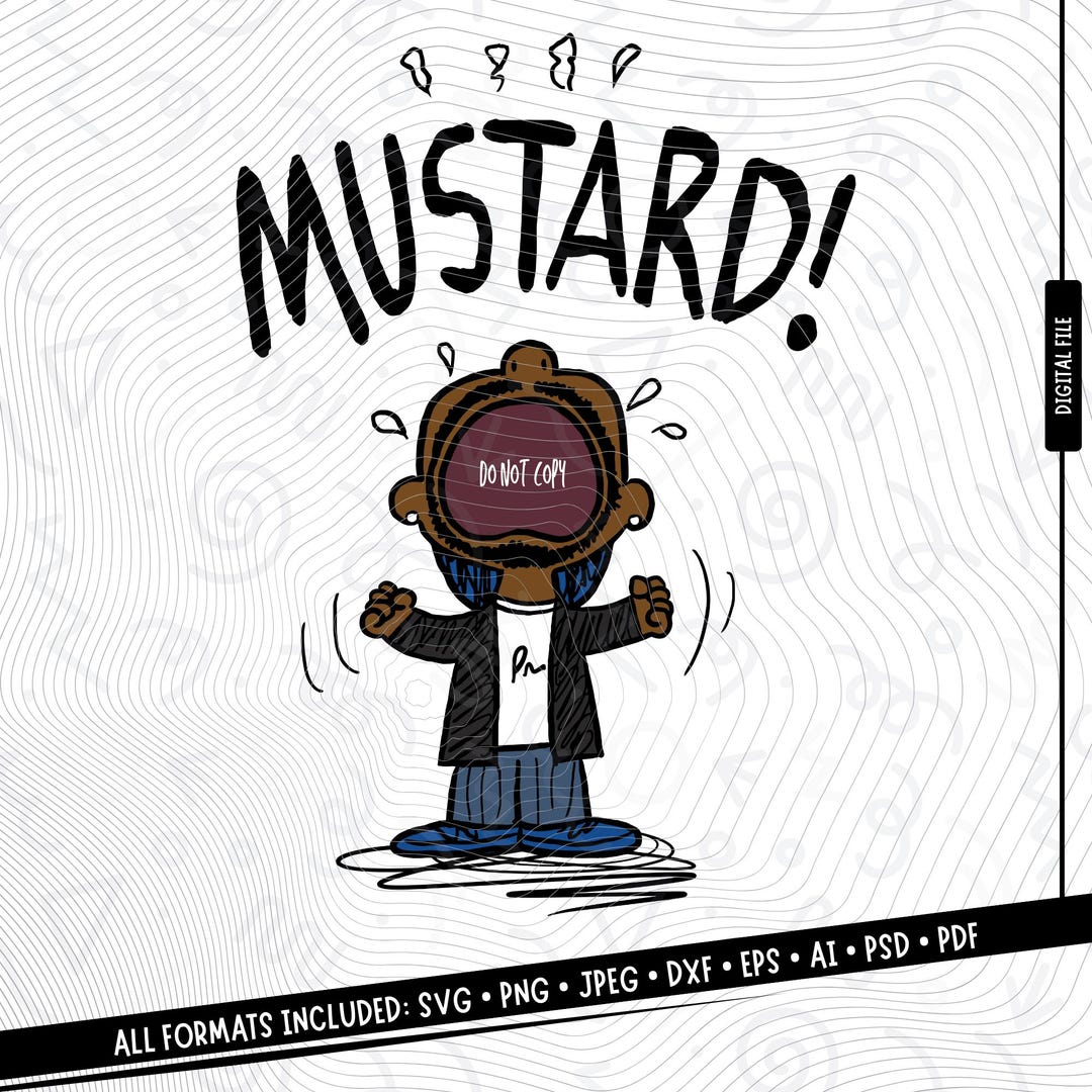 Diseño de camiseta con la letra de Mustard de Kendrick Lamar PNG SVG ...