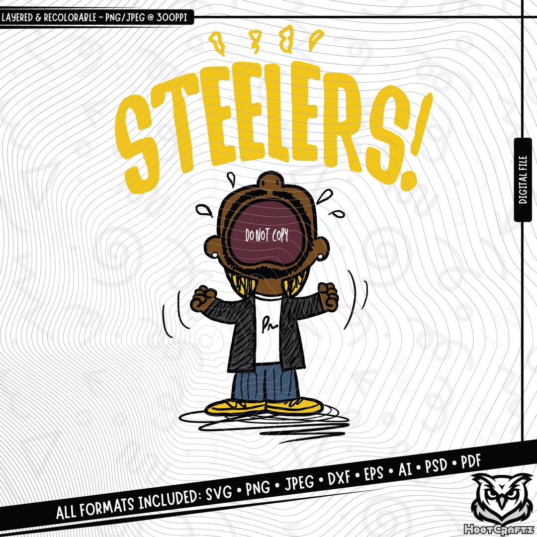 Kendrick Lamar Steelers PNG SVG, Mustard Meme, GNX, They Not Like Us ...