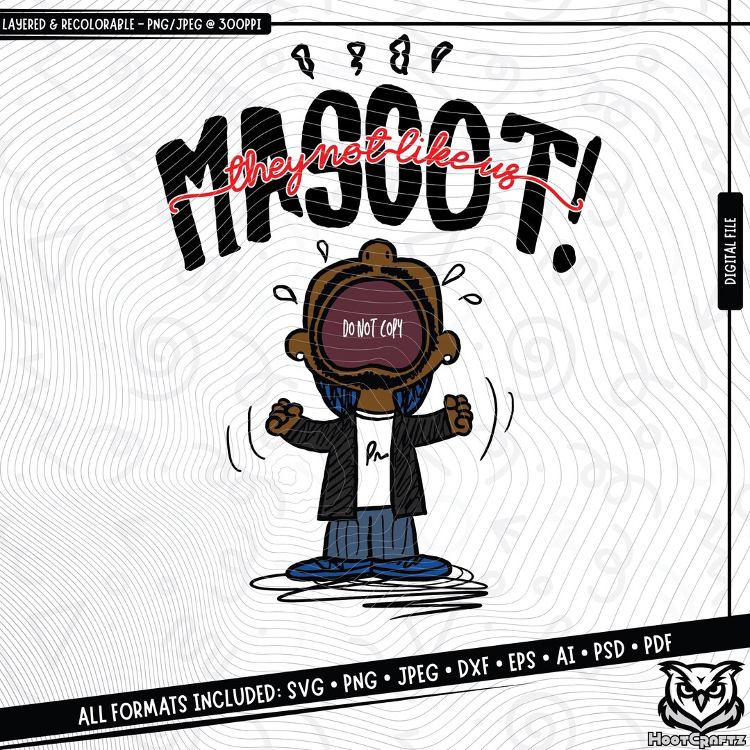 Kendrick Lamar Custom PNG SVG, Mustard Meme, GNX, They Not Like Us ...