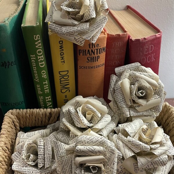 Book Centerpiece - Etsy