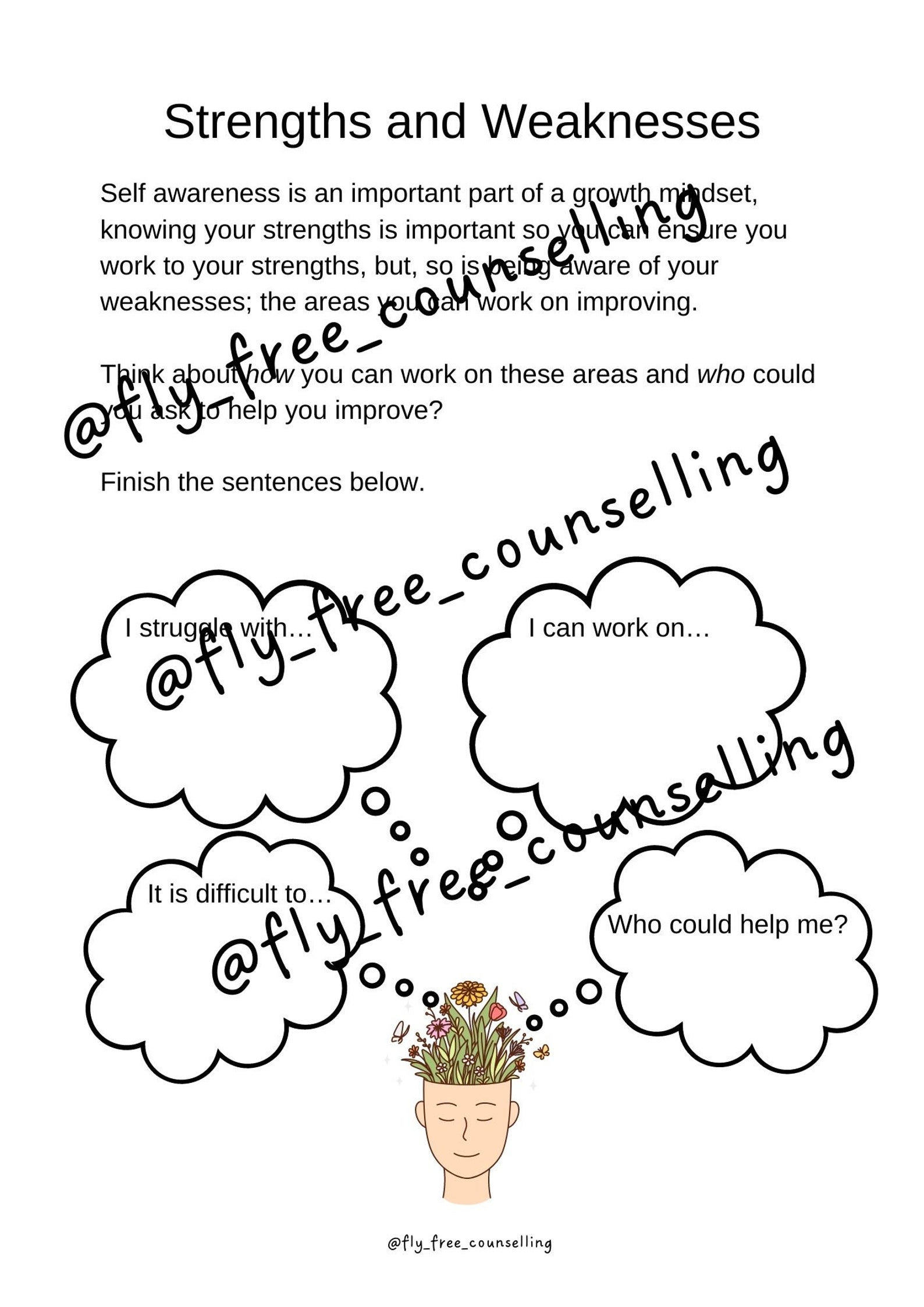 Growth Mindset Worksheets // Developing Growth Mindset, Reframing ...