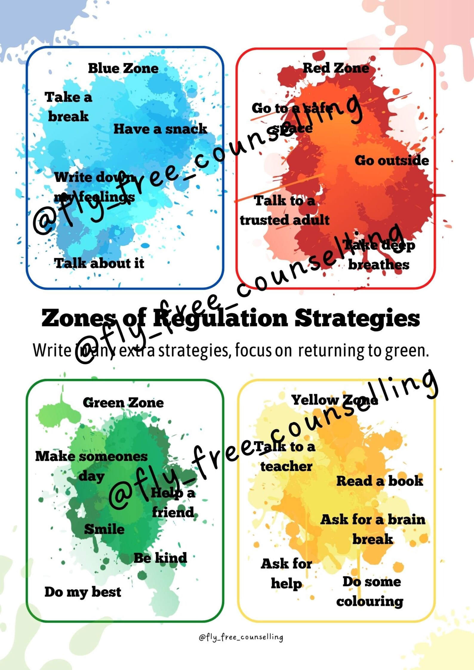 Zones of Regulation Bundle // Home Ed, Social & Emotional Learning ...