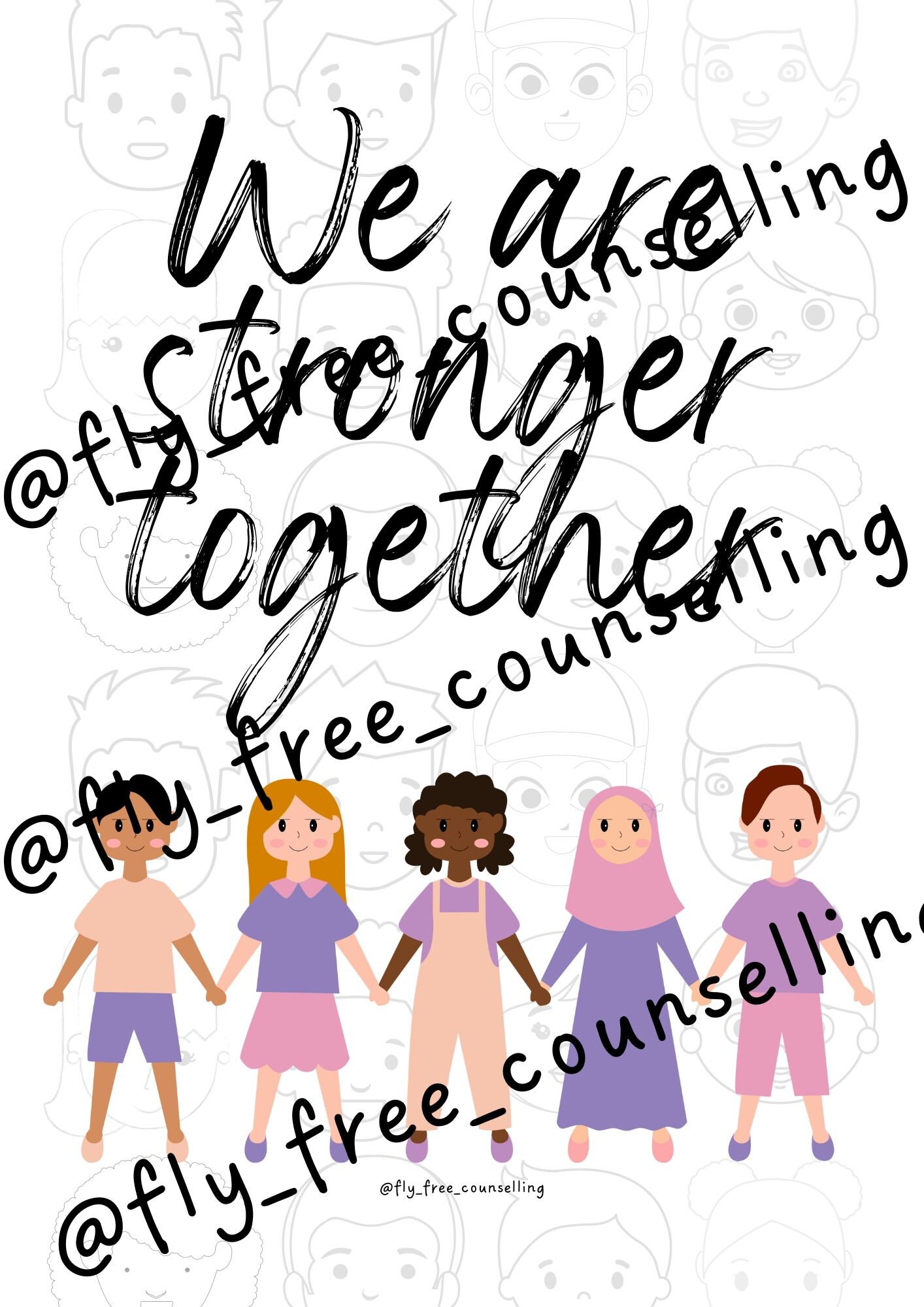 Digital Download We Are Stronger Together Quote Wall Art // Class Room ...