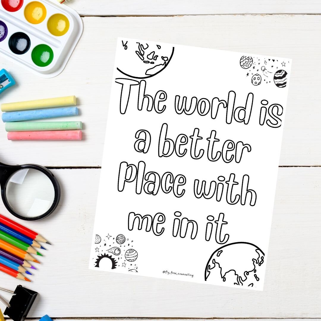 Affirmation Colouring Bundle // Mindful Colouring, Emotional ...