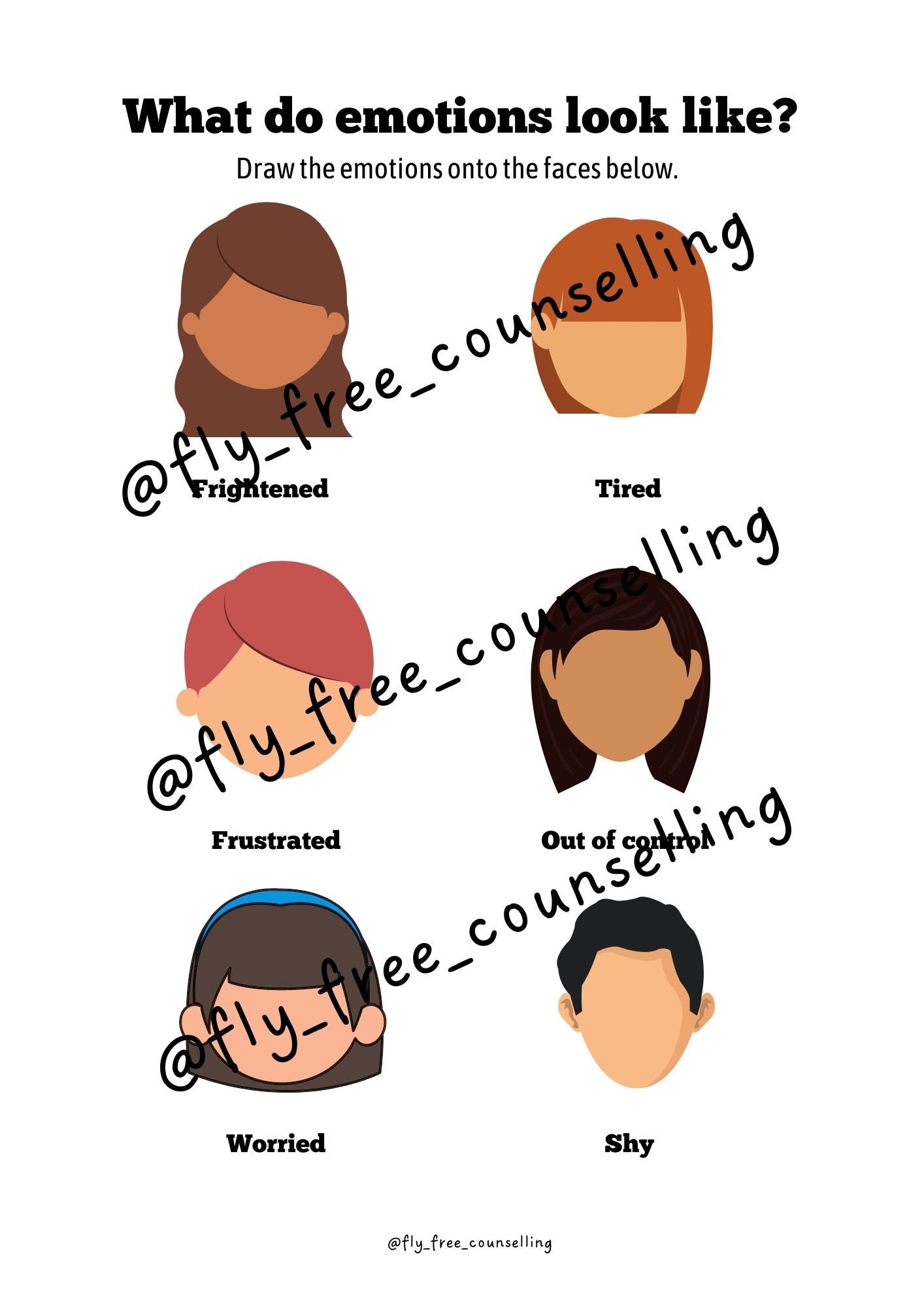 Social and Emotional Activity Bundle // Printable Activities, Social ...