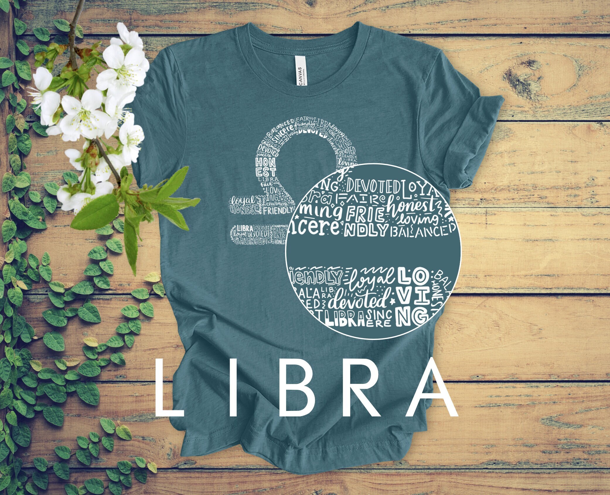 Libra Shirt, Positive Libra Zodiac Sign Tshirt, Zodiac Sign Birthday ...