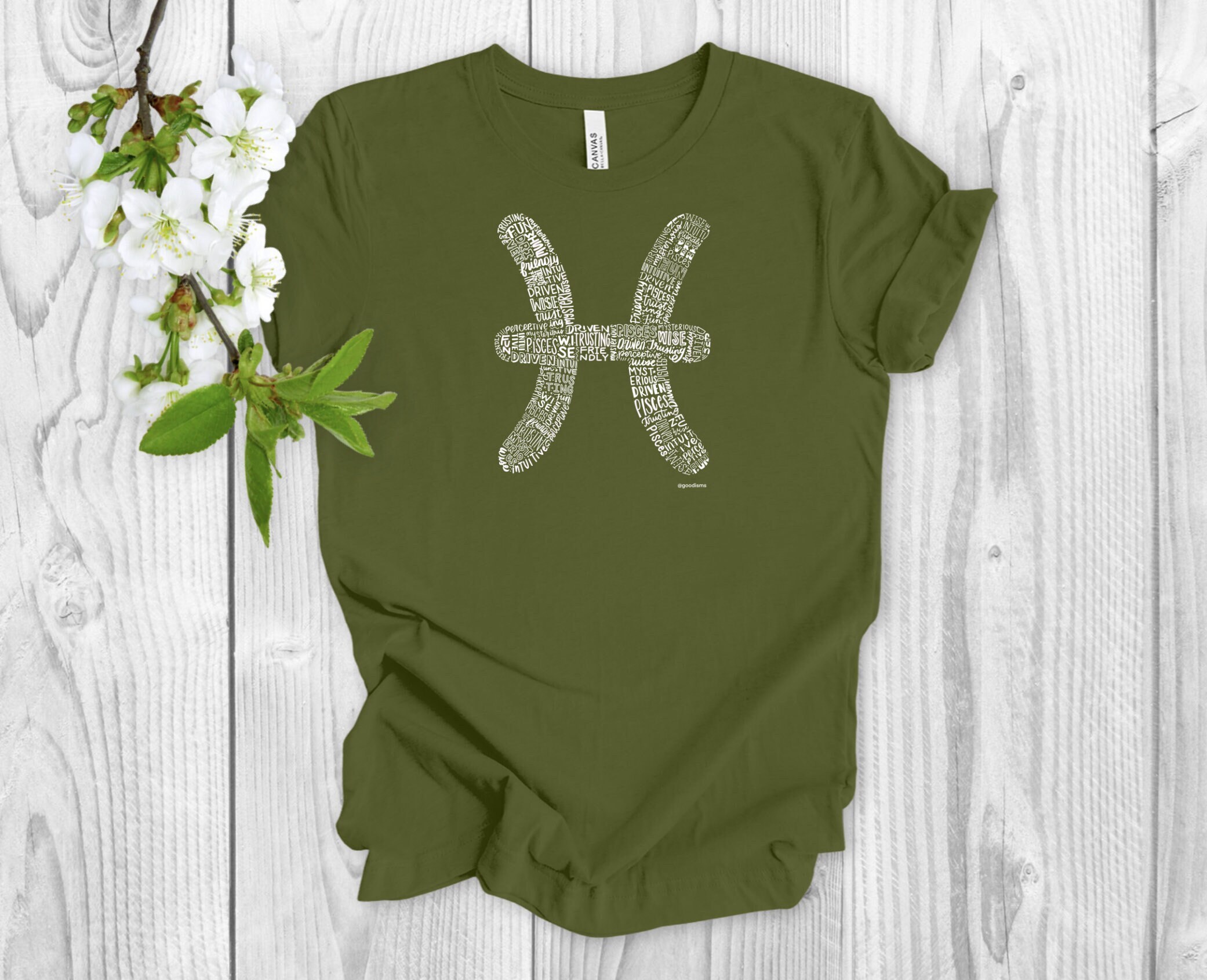 Pisces Shirt, Positive Pisces Zodiac Sign Tshirt, Zodiac Sign Birthday ...