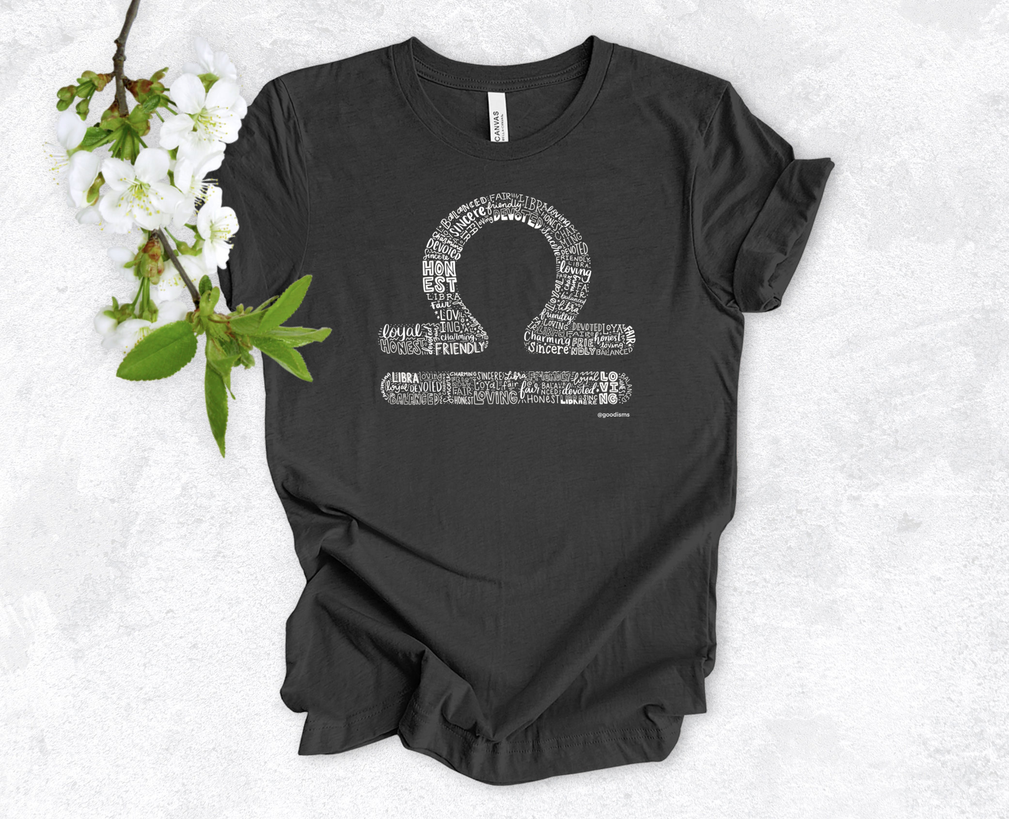Libra Shirt, Positive Libra Zodiac Sign Tshirt, Zodiac Sign Birthday ...