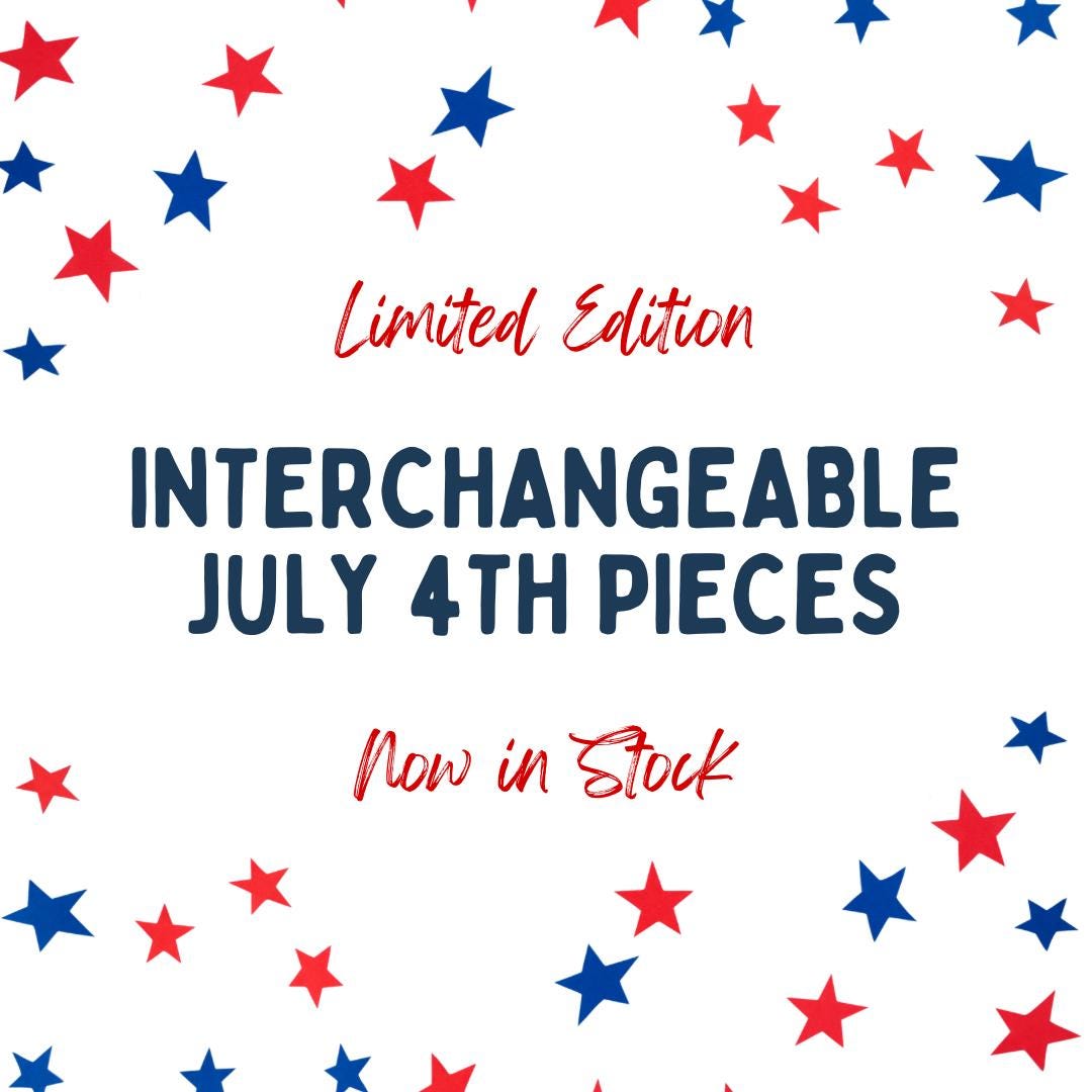 July 4th Interchangeable Pieces - Etsy